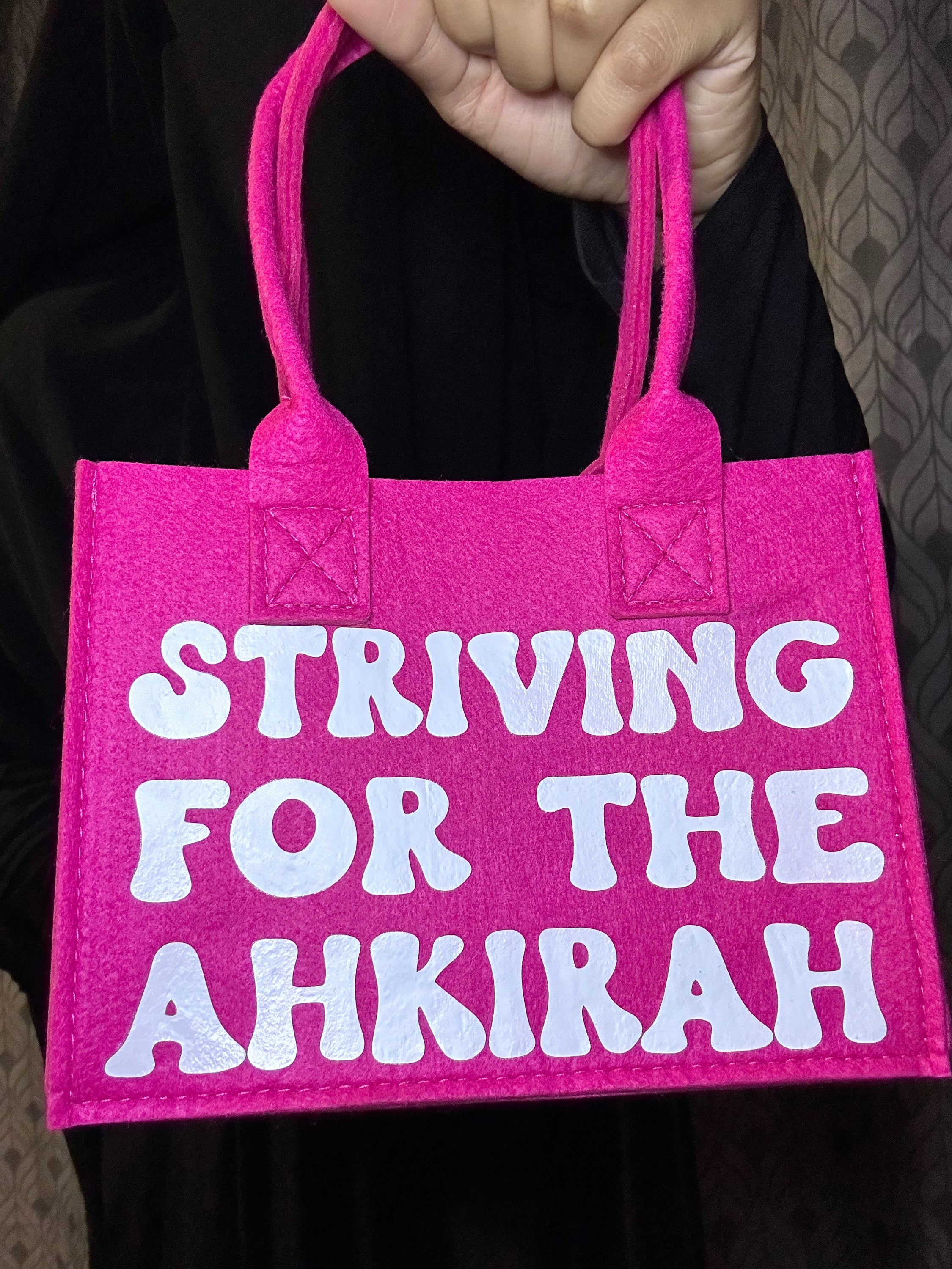 Striving for the Ahkirah Bags | Where Islamic Fashion Meets Custom ...
